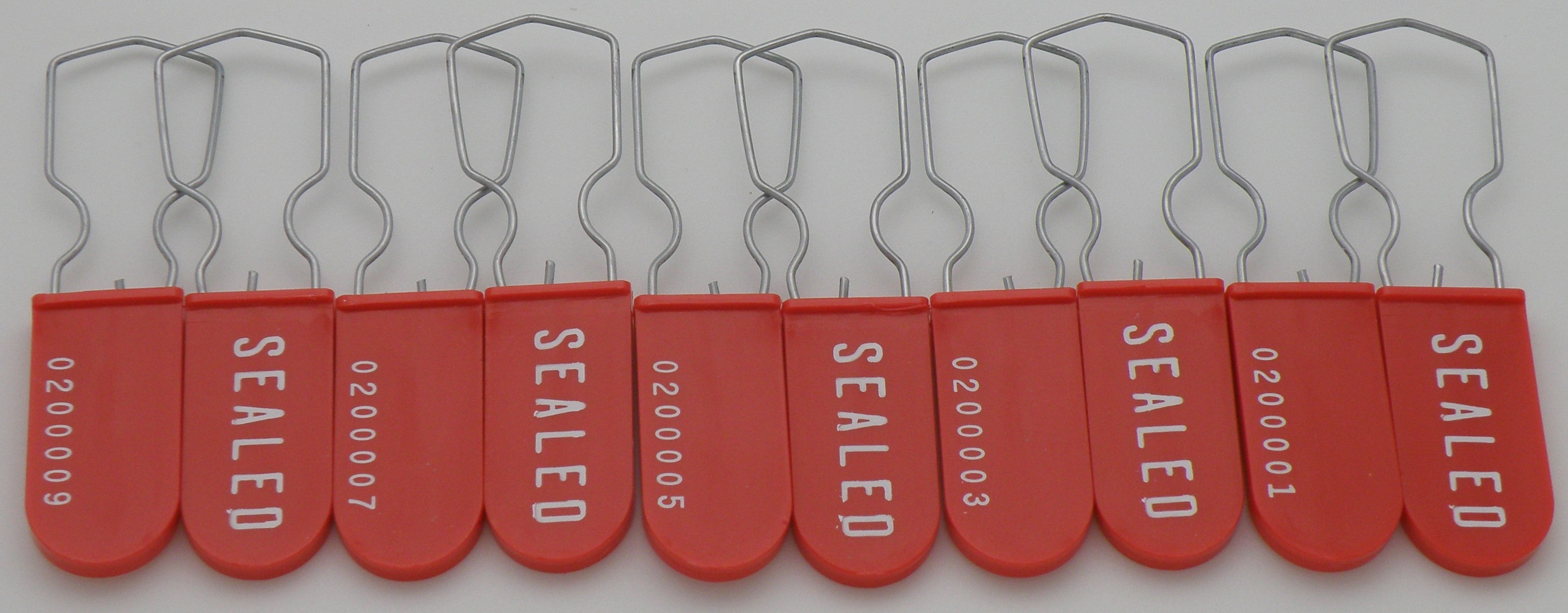Electric Utility Meter Tag Security Padlock Seal Sequentially Numbered ...